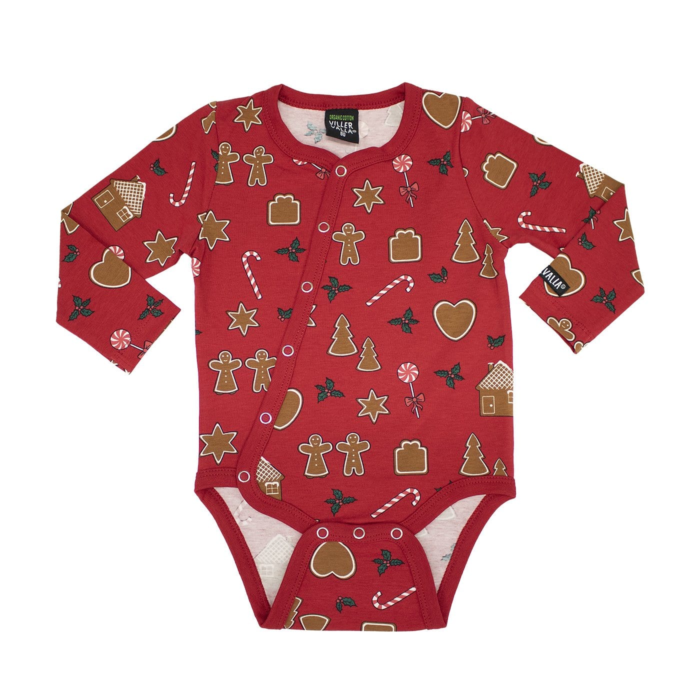 Gingerbread Long Sleeve Bodysuit Tango [only 3 & 9 Months left] – Vara Barn
